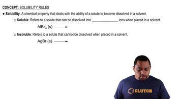 Solubility Rules Channels For Pearson