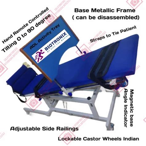 Electrical Tilt Table Motorized Digital 90 Degree Tilting Table