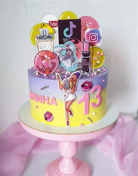 Торт Тик Ток in 2024 | Cakes for sale, Girl cakes, 14th birthday cakes