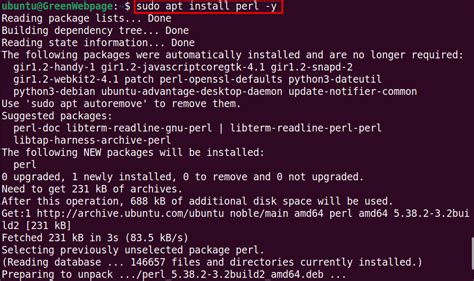 how to install perl on ubuntu 24 04 greenwebpage community