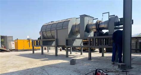 Planta De Pirólisis De Biomasa Hacer Biocarbón