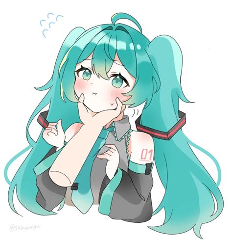 Hatsune Miku And Master Vocaloid Drawn By Sakubonge Danbooru