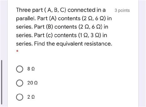 Solved Points Three Part A B C Connected In A Chegg Com