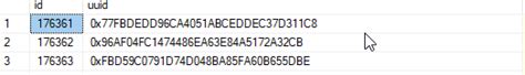 database plugin unable to view binary uuid ides support intellij
