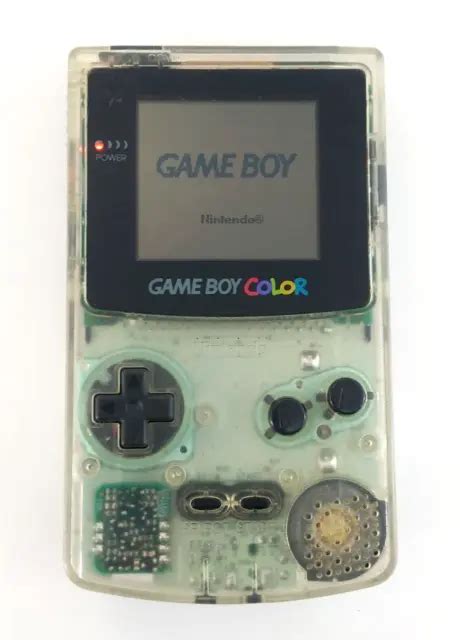 CONSOLE NINTENDO GAME Boy Color Transparente GBC CGB 001 Officielle EUR