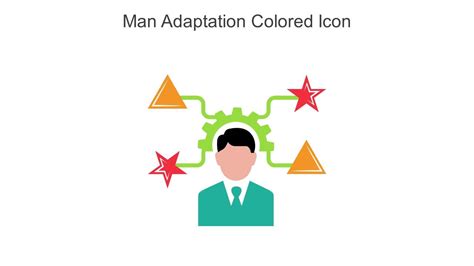 Man Adaptation Colored Icon In Powerpoint Pptx Png And Editable Eps