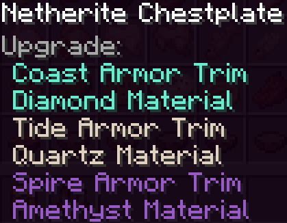 Stacked Armor Trims Minecraft Mod
