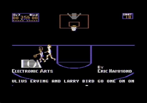 One On One Julius Irving And Larry Bird Electronic Arts Free
