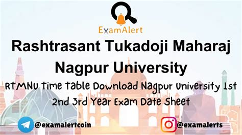 Rtmnu Time Table 2024 Abbi Linell