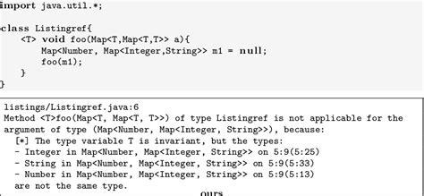 Figure 5 From Improving Type Error Messages For Generic Java Semantic