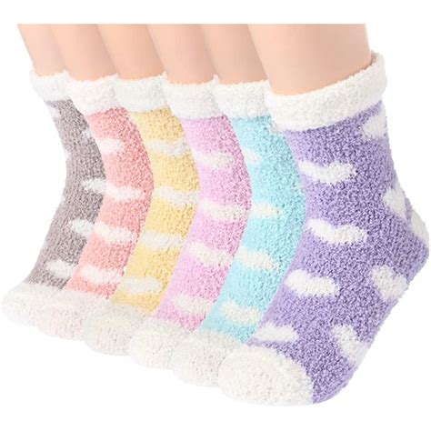Womens Warm Fuzzy Socks