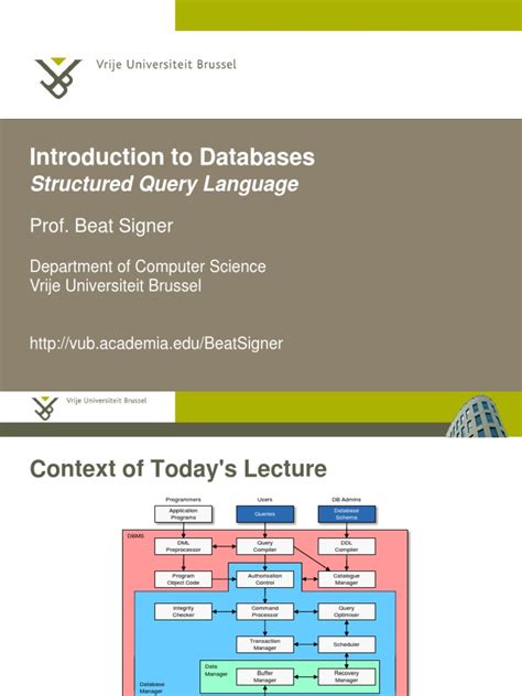 introduction to databases structured query language pdf sql database transaction