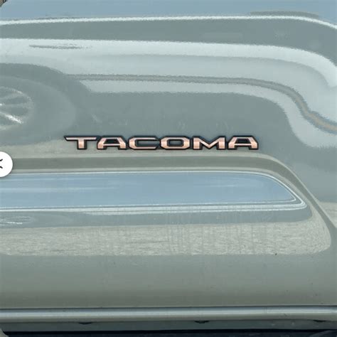 2024 2025 Toyota Tacoma Door Emblem Decal Overlays Customize Both Si