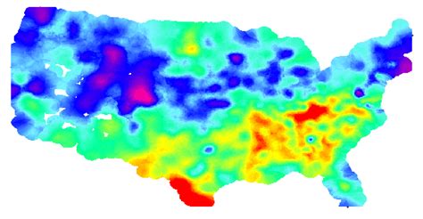 Displaying Data In A Gradient Map