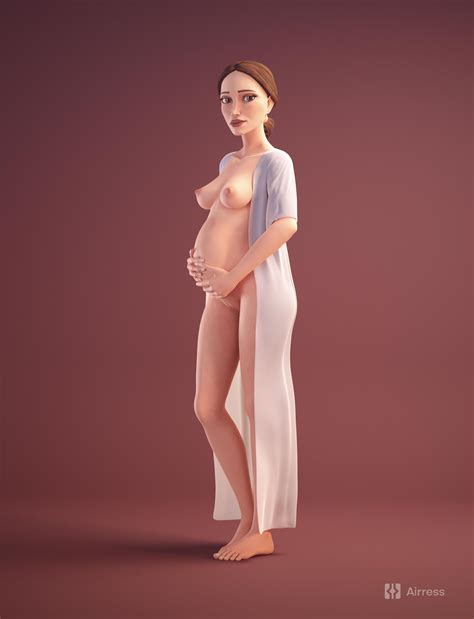 Rule 34 1girls Airress3d Airress3d 3d Modeller Brown Eyes Brown Hair Canon Pregnancy Clone