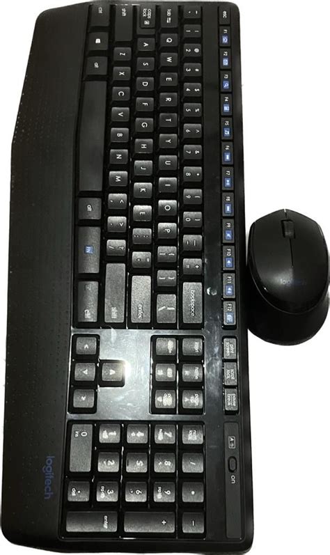 Logitech Mk345 Wireless Keyboard Mouse Ergonomic Waterproof Mute