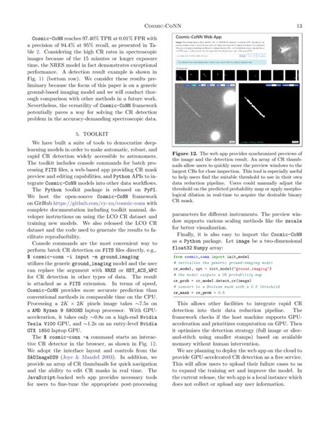 Cosmic Conn A Cosmic Ray Detection Deep Learning Framework Dataset