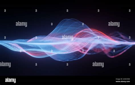 Modern Abstract Grid Wireframe Structure Virtual Background Digital Technology Science Or