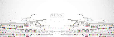 Abstract Circuit Background Royalty Free Vector Image