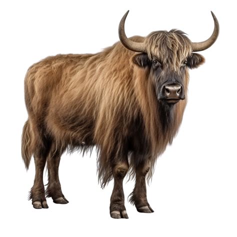 AI Generated Yak Clip Art PNG