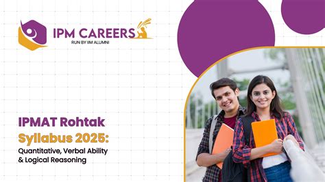 Ipmat Rohtak Syllabus 2025 Quantitative Verbal Ability And Logical