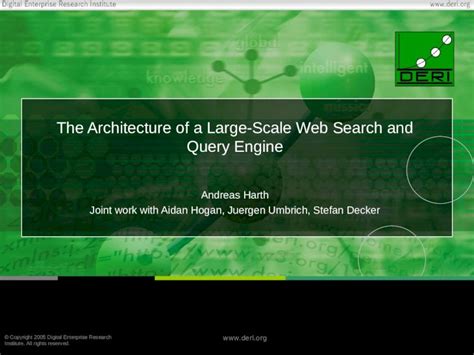 ppt the architecture of a large scale web search and query engine