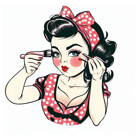 How To Draw A Cartoon Pin Up Girl