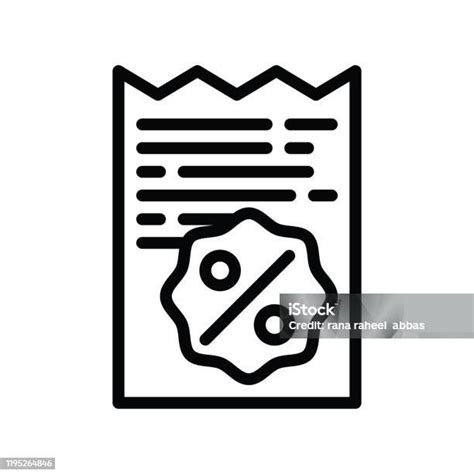 할인 카드 및 라인 스타일로 전표 또는 청구서 벡터를 지불 금요일에 대한 스톡 벡터 아트 및 기타 이미지 금요일 벡터 비즈니스 Istock