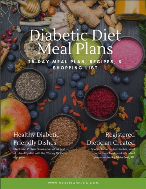 Diabetic Diet Meal Plan Meal Plan Pros