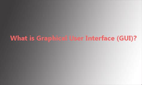 Types Of User Interfaces Rosemarys Blog