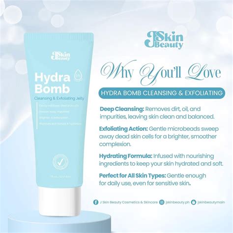 Jskin Hydra Bomb Cleansing And Exfoliating Jelly 75ml Colabella