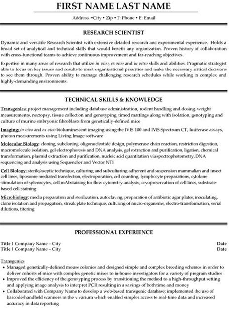 JobsXS Sample Resume Science Research Template Bioinformatics Resume 5aa97249 ResumeSample Re