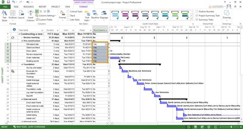 Microsoft Project Formatting A Gantt Chart For Summary Task Skillforge