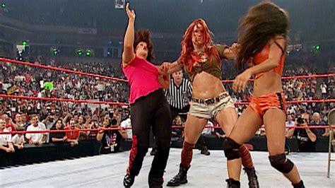 Lita Makes Her Jaw Dropping Return To Save Trish Stratus From A Vicious