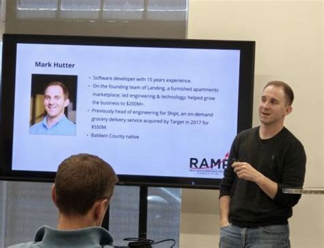 A Big Thank You To Mark Hutter For Sharing His Experiences Working At… April Voris