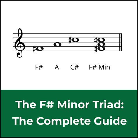 F Sharp Minor Triad A Music Theory Guide 🎶🎸🎹