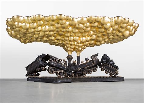 Studio Job Sculpts Autobiographical Train Crash Table