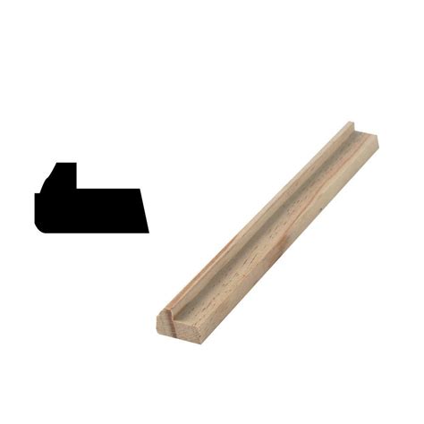 Woodgrain Millwork Wm 281 1116 In X 1 18 In X 96 In Solid Pine Backband Moulding 10001775