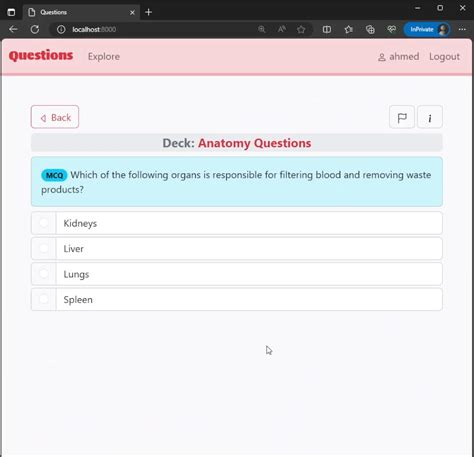 Questions Webapp With Django And Javascript