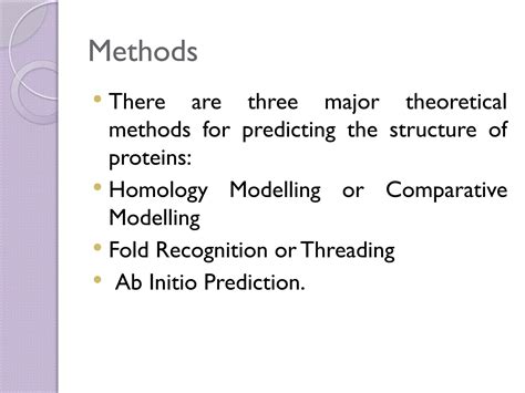 Protein Structure Prediction And Classificationpptx