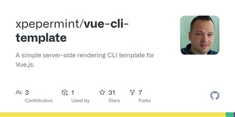 Github Xpepermintvue Cli Template A Simple Server Side Rendering Cli Template For Vuejs