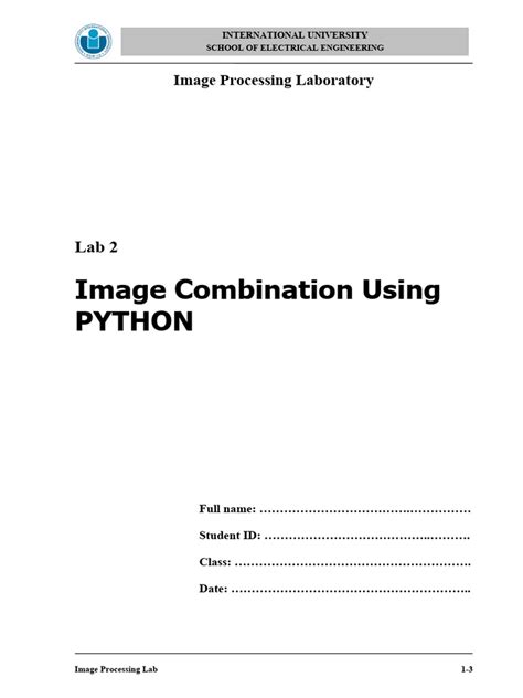 Lab 2 Report Template Pdf