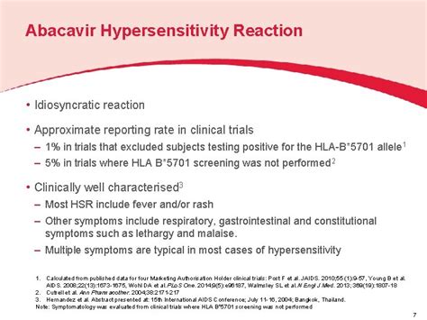 Abacavir Hypersensitivity Reaction Abacavir Is A Component Of