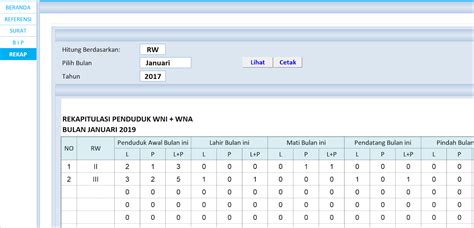 Aplikasi Buku Induk Penduduk ExcelManiacs