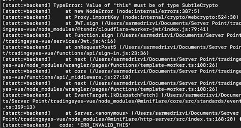 Error On Node 16170 · Issue 19 · Tsndrcloudflare Worker Jwt · Github