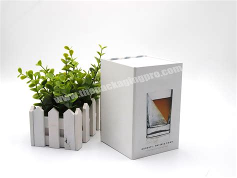 Custom Wholesale High End Glass Cup Packaging Box Paper Box