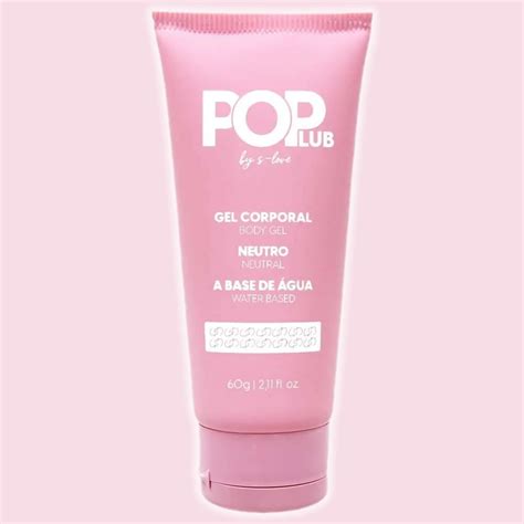 Gel Lubrificante Neutro Pop Lub 60g Sex Shop Produto Adulto Casal