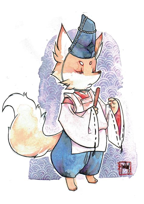 Yokai Kitsune By Sarahdandh On Deviantart
