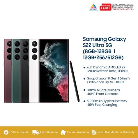 Samsung Galaxy S22 Ultra 5G Price In Malaysia Specs KTS