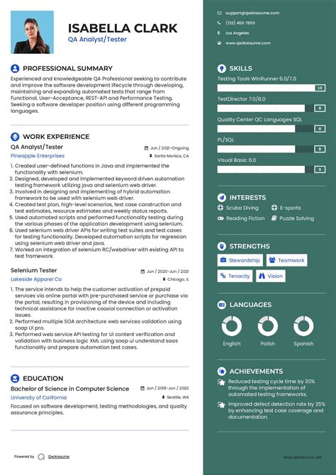 10 QA Analyst Resume Samples Templates For 2025